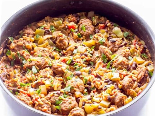 One Pot Wonder Spanish Rice with Chorizo Recipe