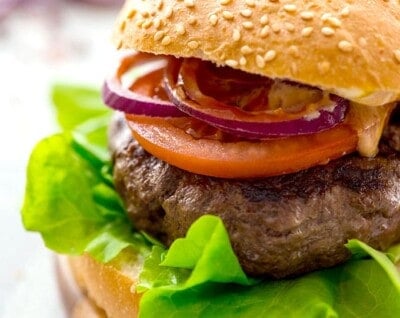 The Best Classic Burger - The Wholesome Dish