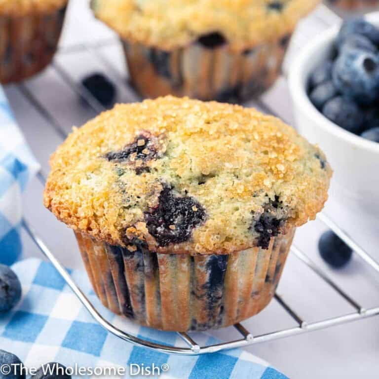 Perfect Blueberry Muffins - The Wholesome Dish