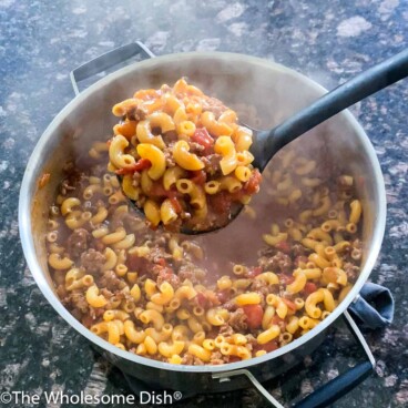 Easy Chili Mac - The Wholesome Dish