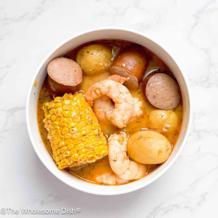 Crock Pot Shrimp Boil - The Wholesome Dish